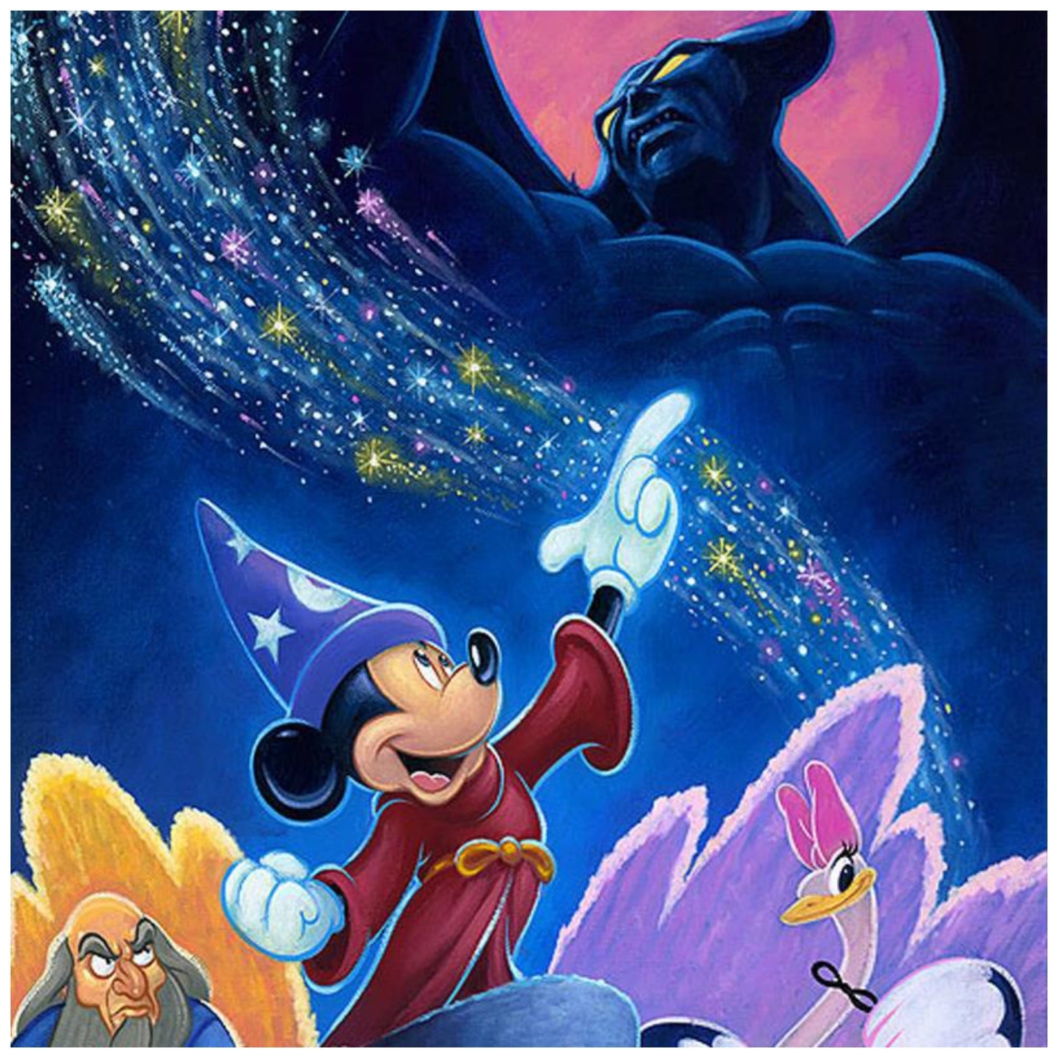 Splashes of Fantasia 20 x 10 Disney Fine Art Treasures on Canvas by Tim ... Splashes of Fantasia 20 x 10 Disney Fine Art Treasures on Canvas by Tim ...